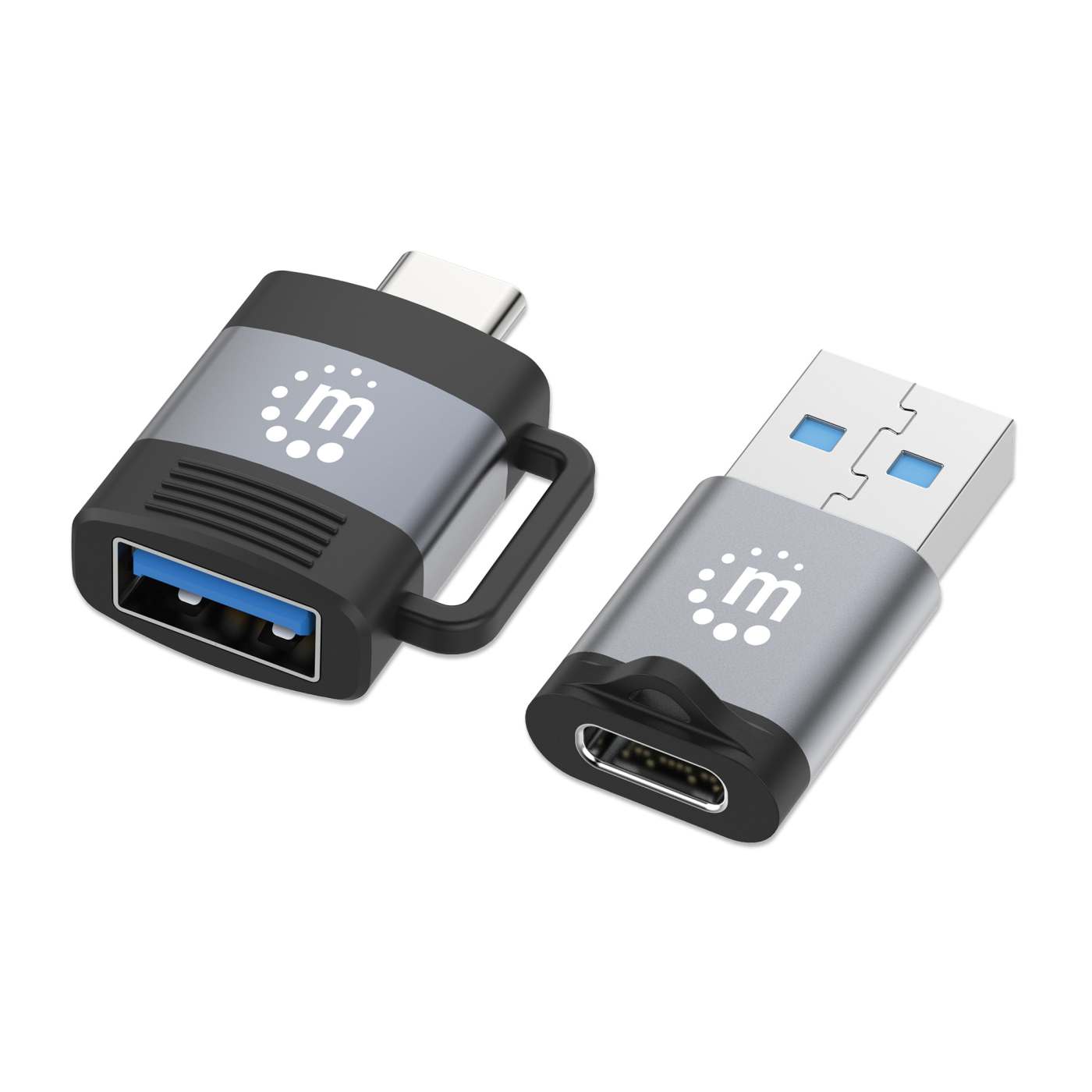 Manhattan Kit De Adaptadores Usb C A Usb A Y Usb A A Usb C 356329