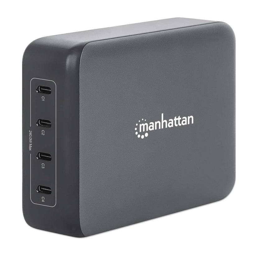 Manhattan Estación de carga PD con 4 puertos USB-C - 240 W (102667) – Manhattan Products México